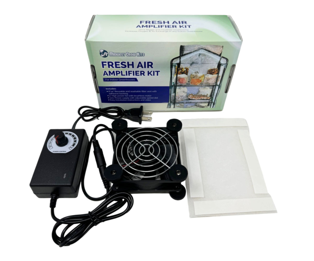 Fresh Air Amplifier Fan | 110V Adapter | Midwest Grow Kits
