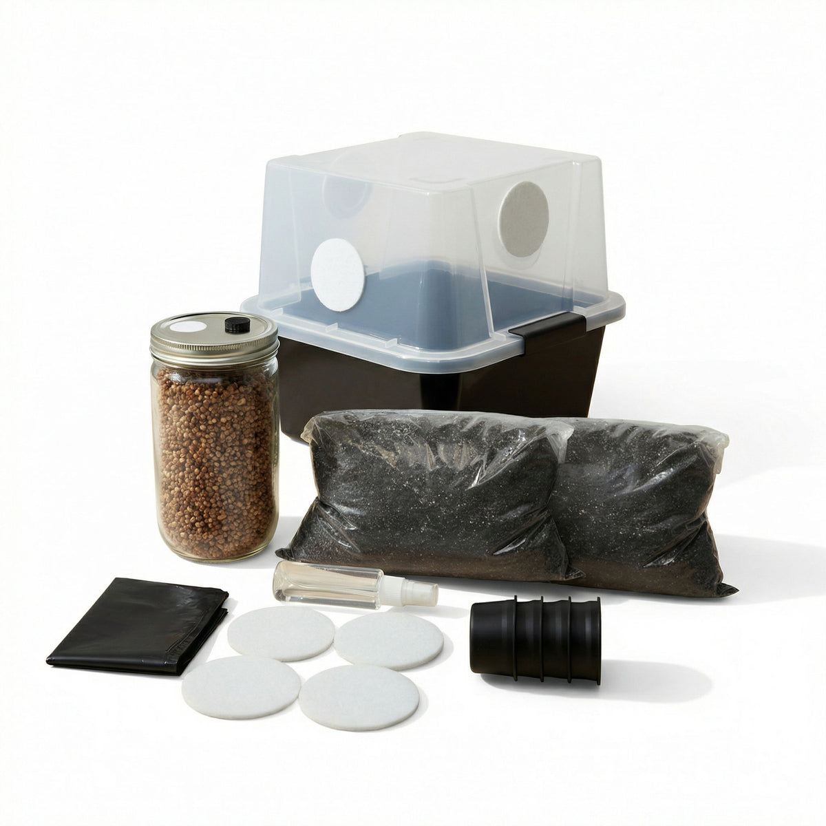 28Q Complete Monotub Mushroom Grow Kit | Midwest Grow Kits